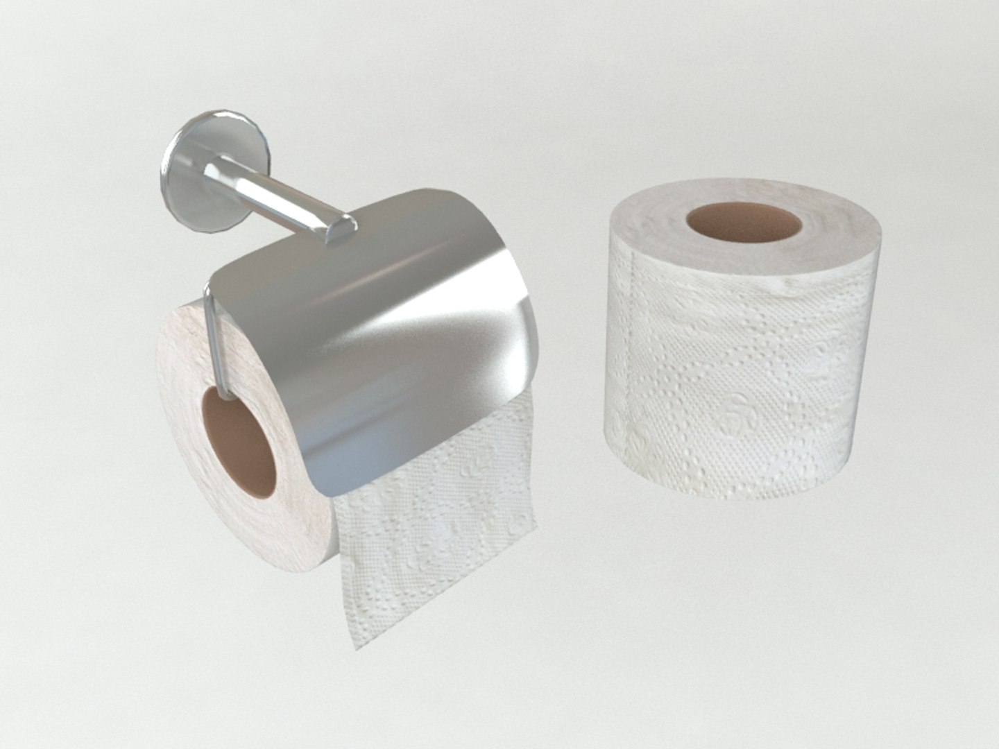 3D Toilet Paper Holder - TurboSquid 1426914