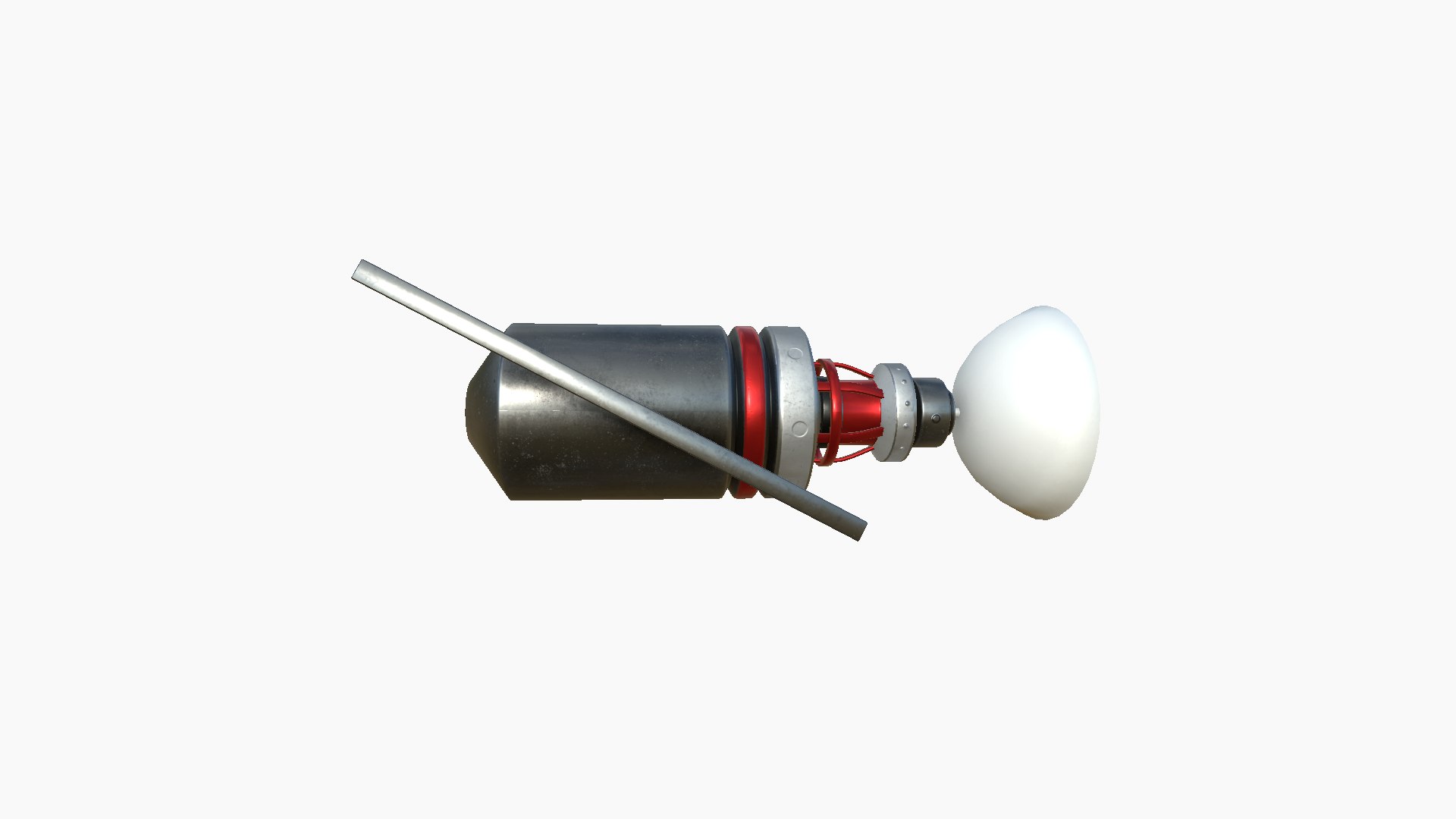 Satellite D04 Steel Red - SciFi Space Design Model - TurboSquid 1946021