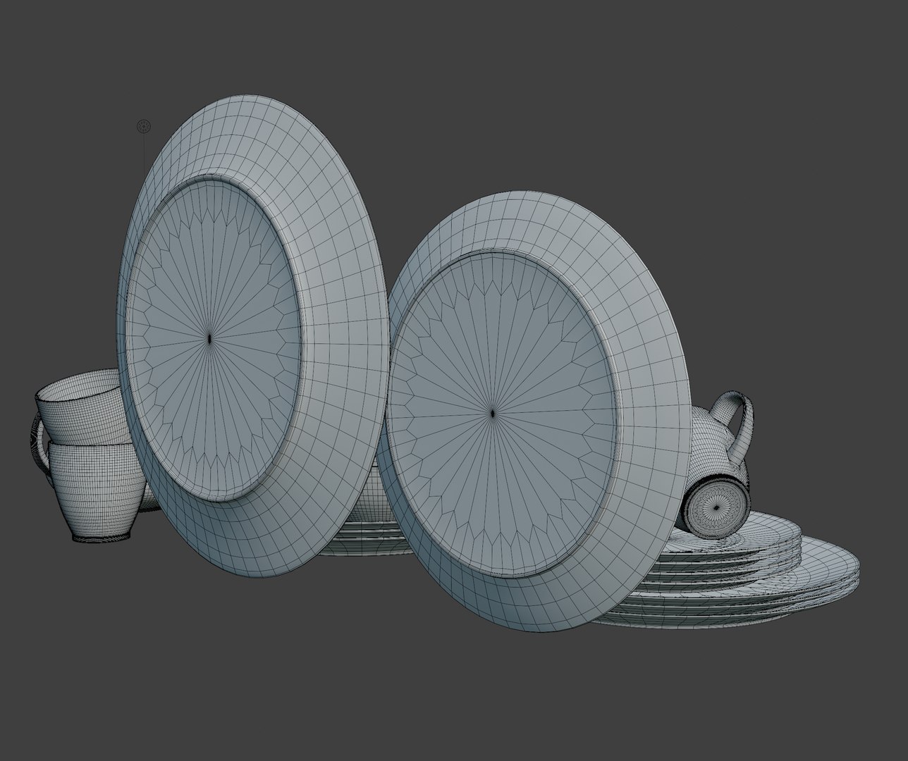 3D Set of ceramic dishes High poly UV map - TurboSquid 1772322