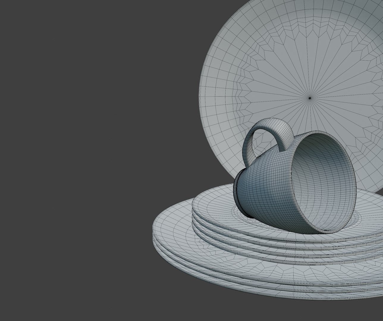 3D Set of ceramic dishes High poly UV map - TurboSquid 1772322