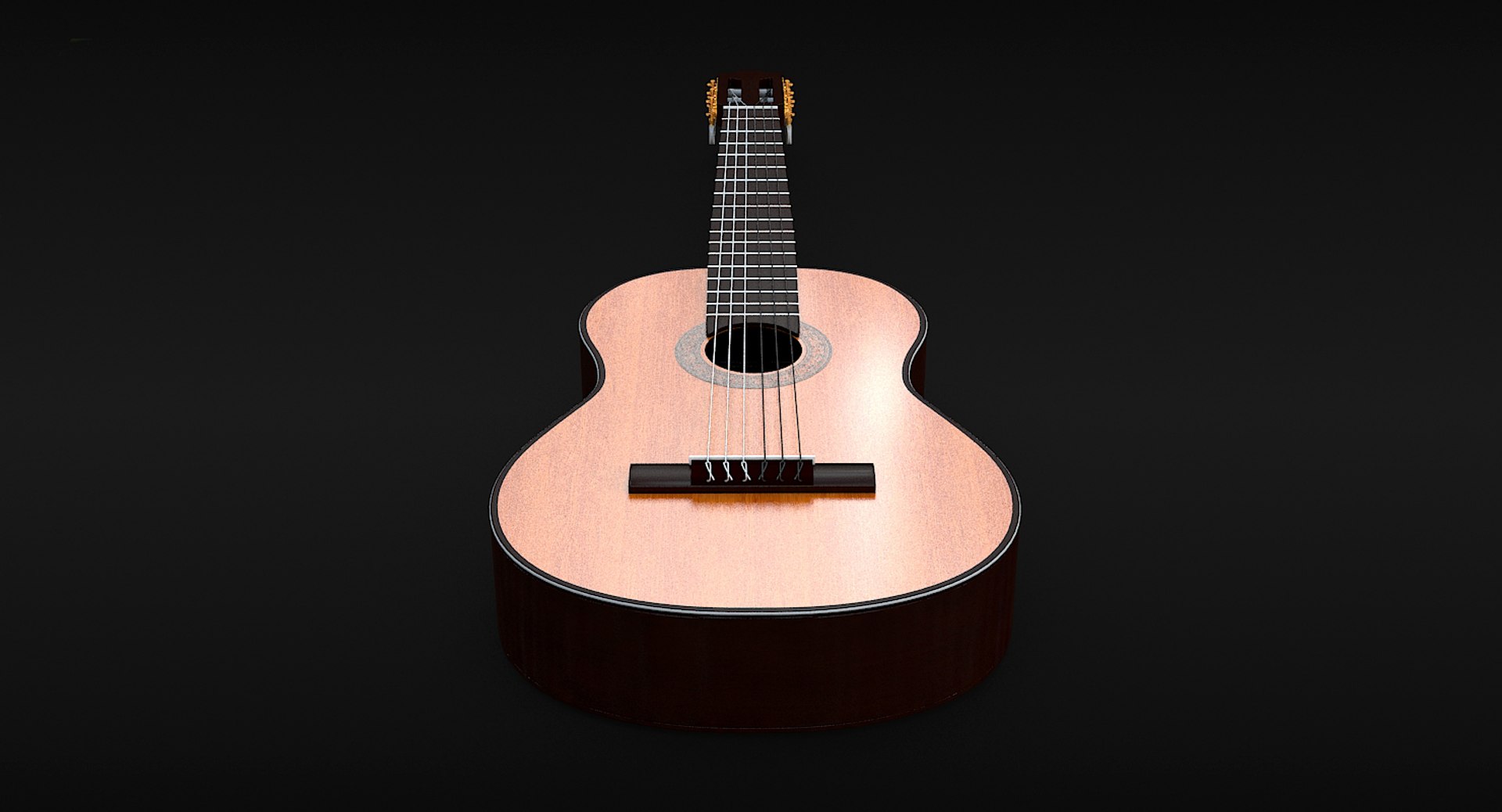 Classical Guitar 3d Model