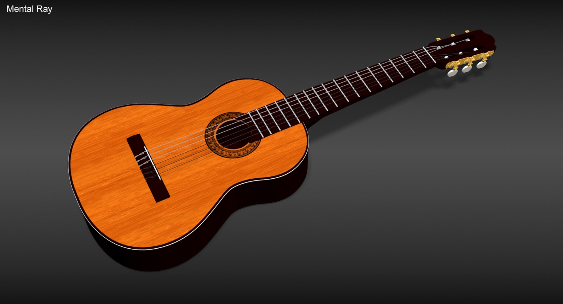 Classical Guitar 3d Model