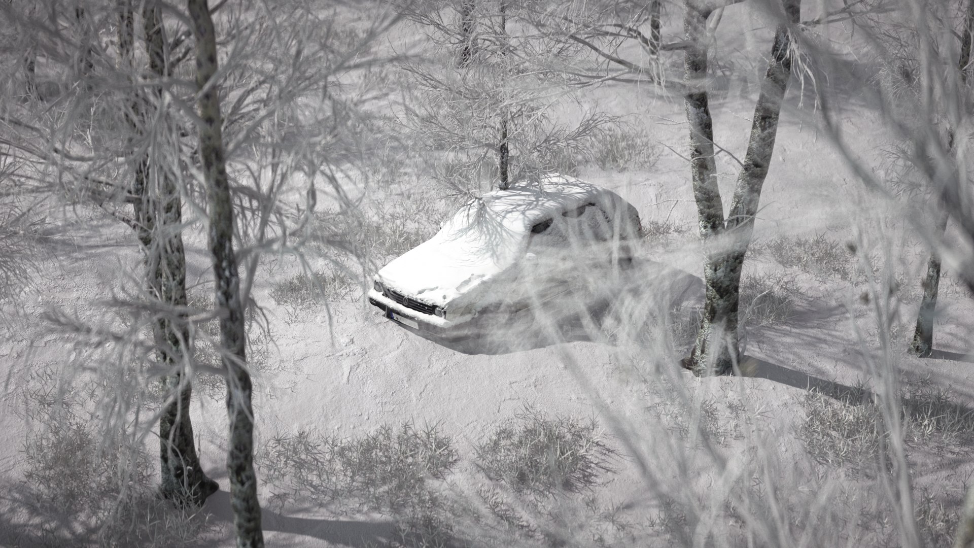 3D Snowfield Snow Mountain Snowscape Northeast Mountain Range 3D Model ...