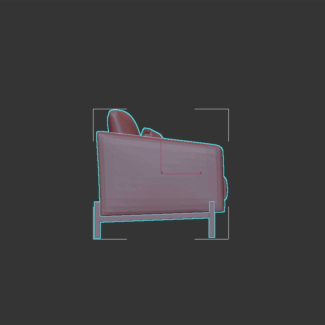3D MUNIQUE ARMCHAIR BY LASKASAS Model - TurboSquid 1958384