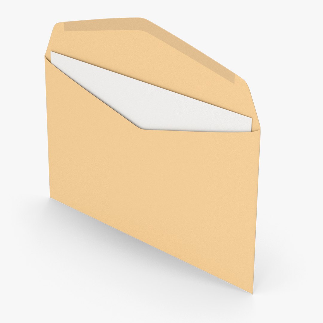Envelope 3D model - TurboSquid 1902158