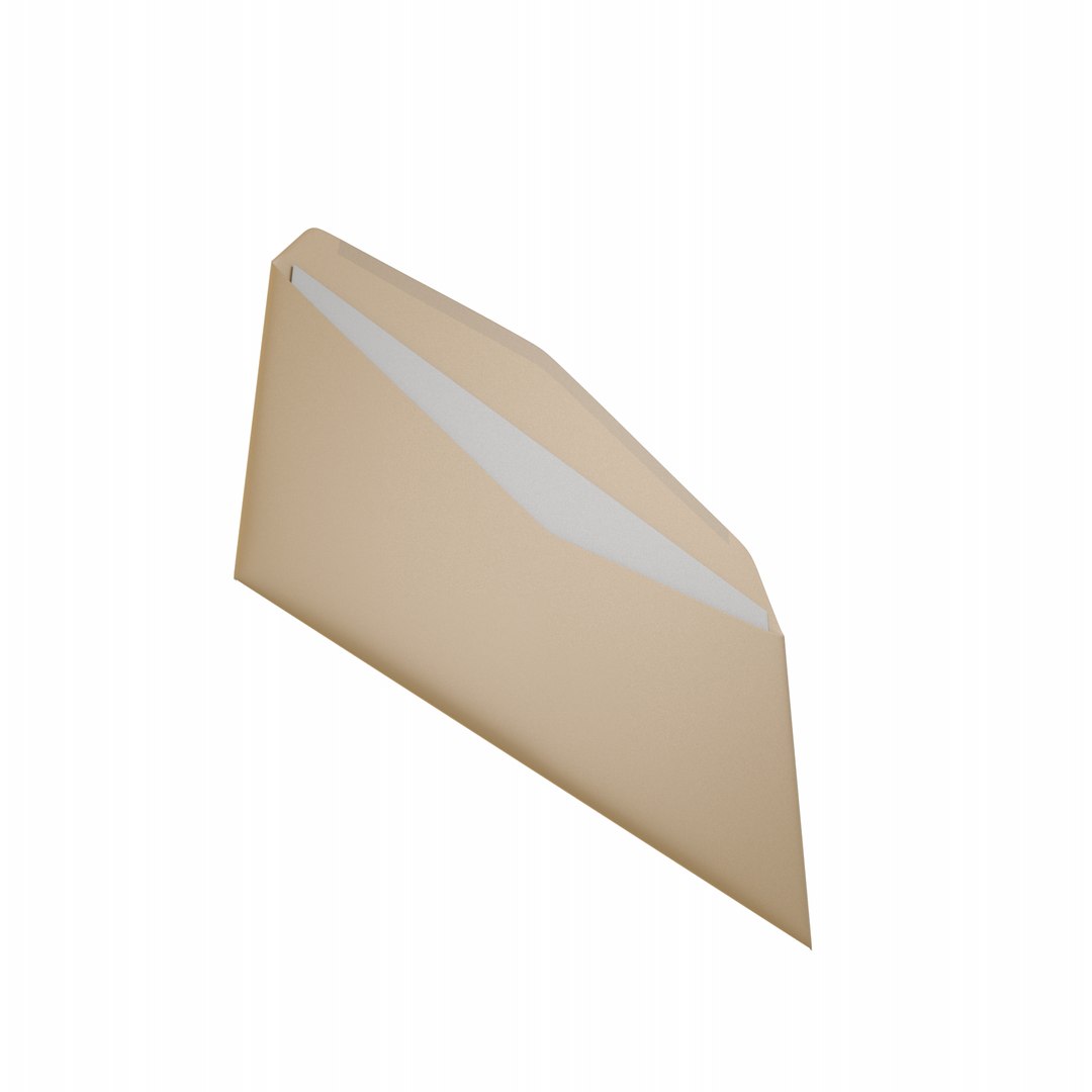 Envelope 3D Model - TurboSquid 1902158