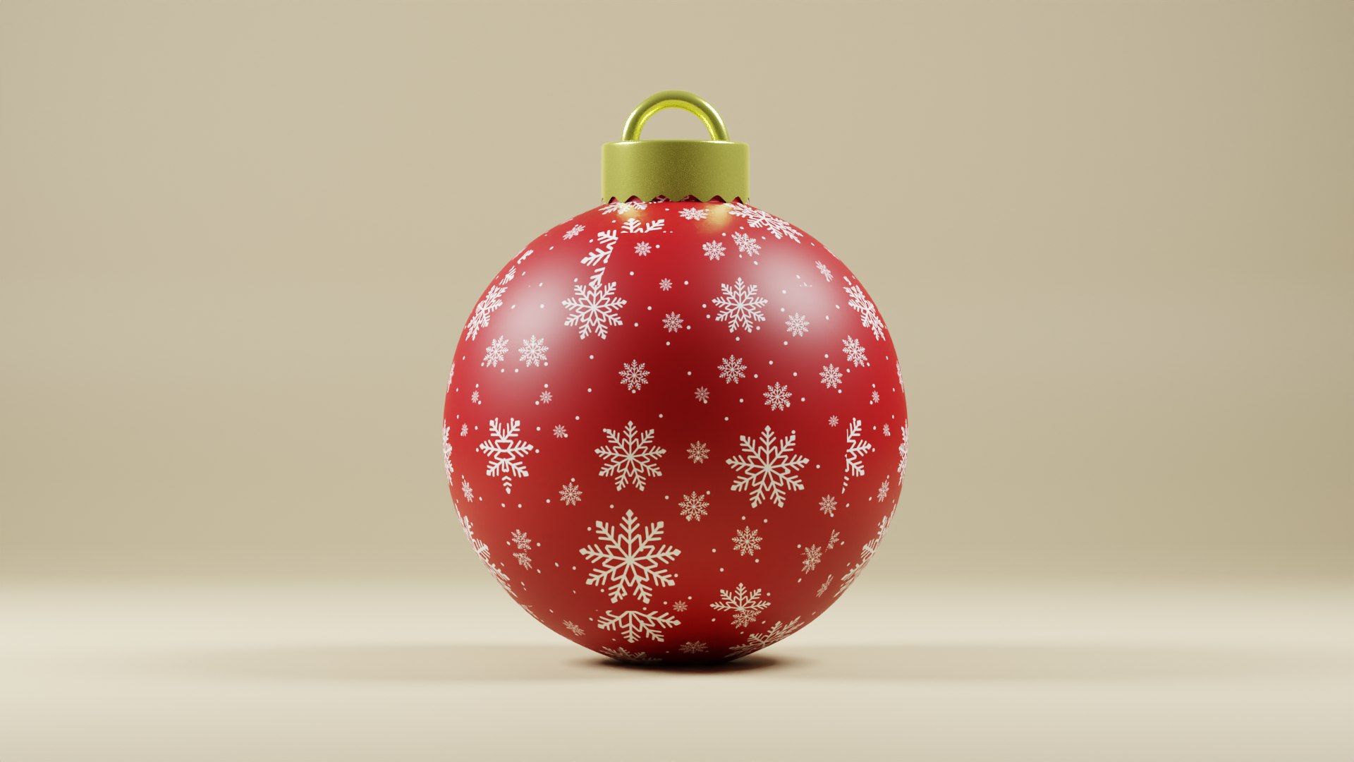 3D Christmas Ball - TurboSquid 2152845