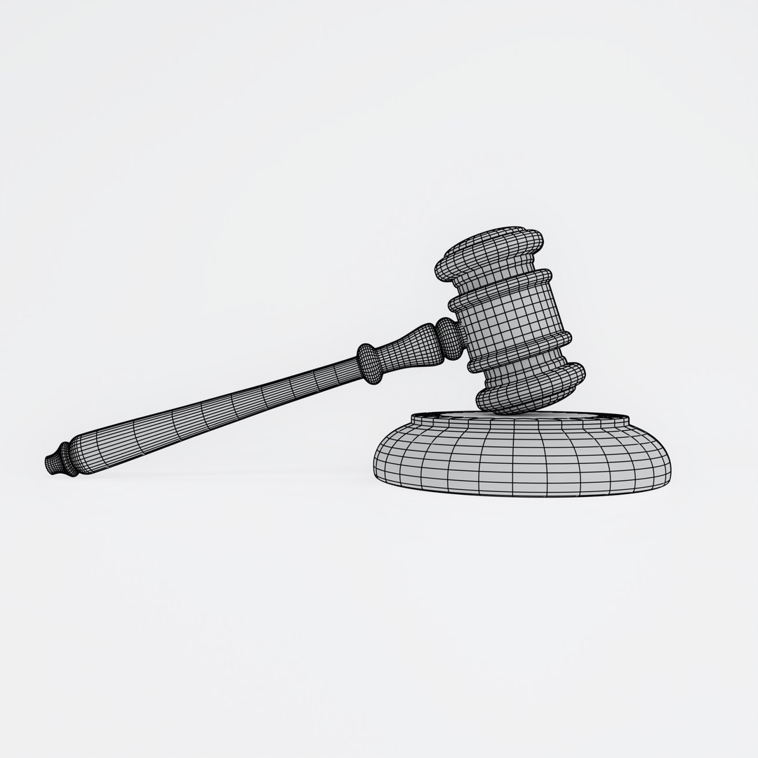 Gavel 3D Model - TurboSquid 1676444