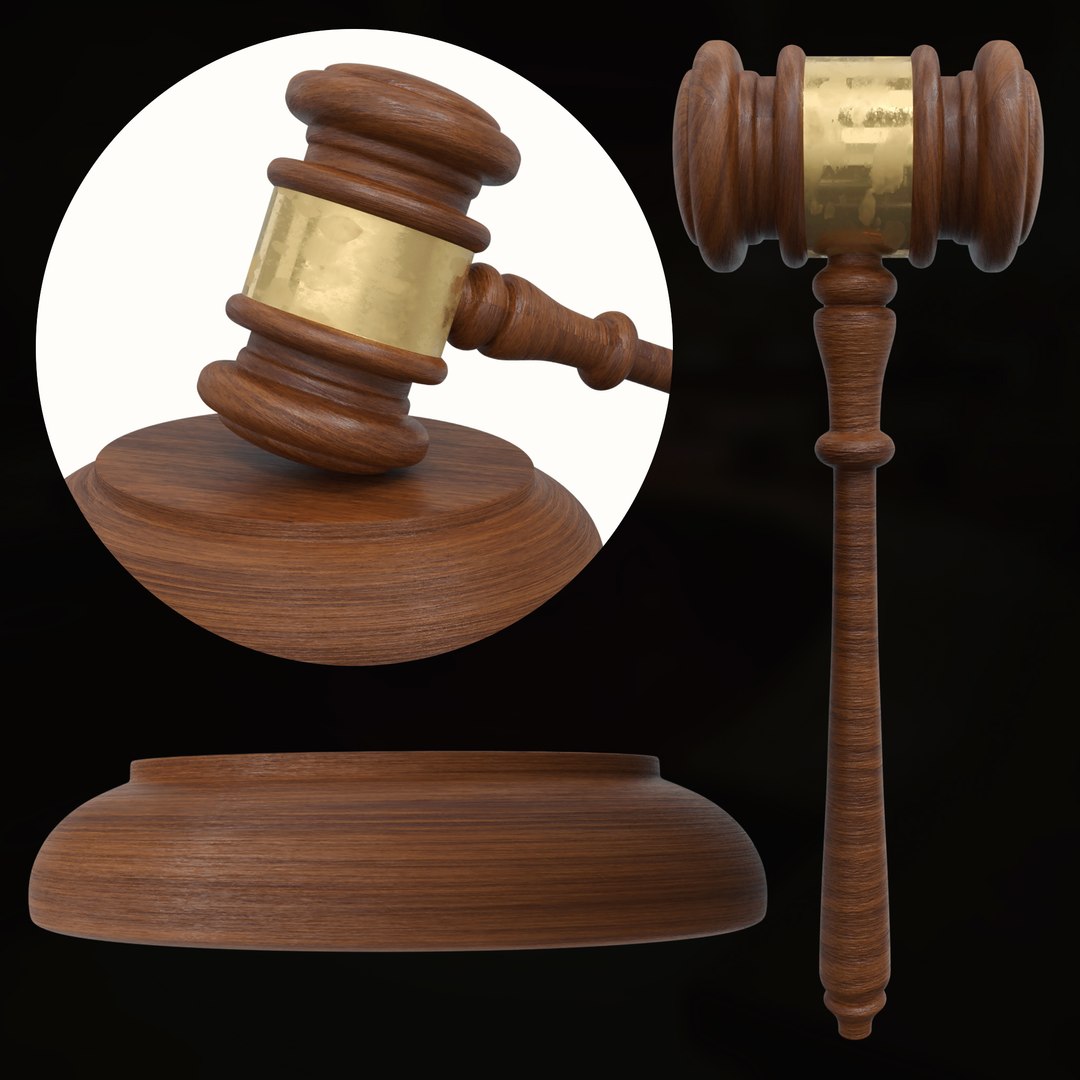 Gavel 3D Model - TurboSquid 1676444