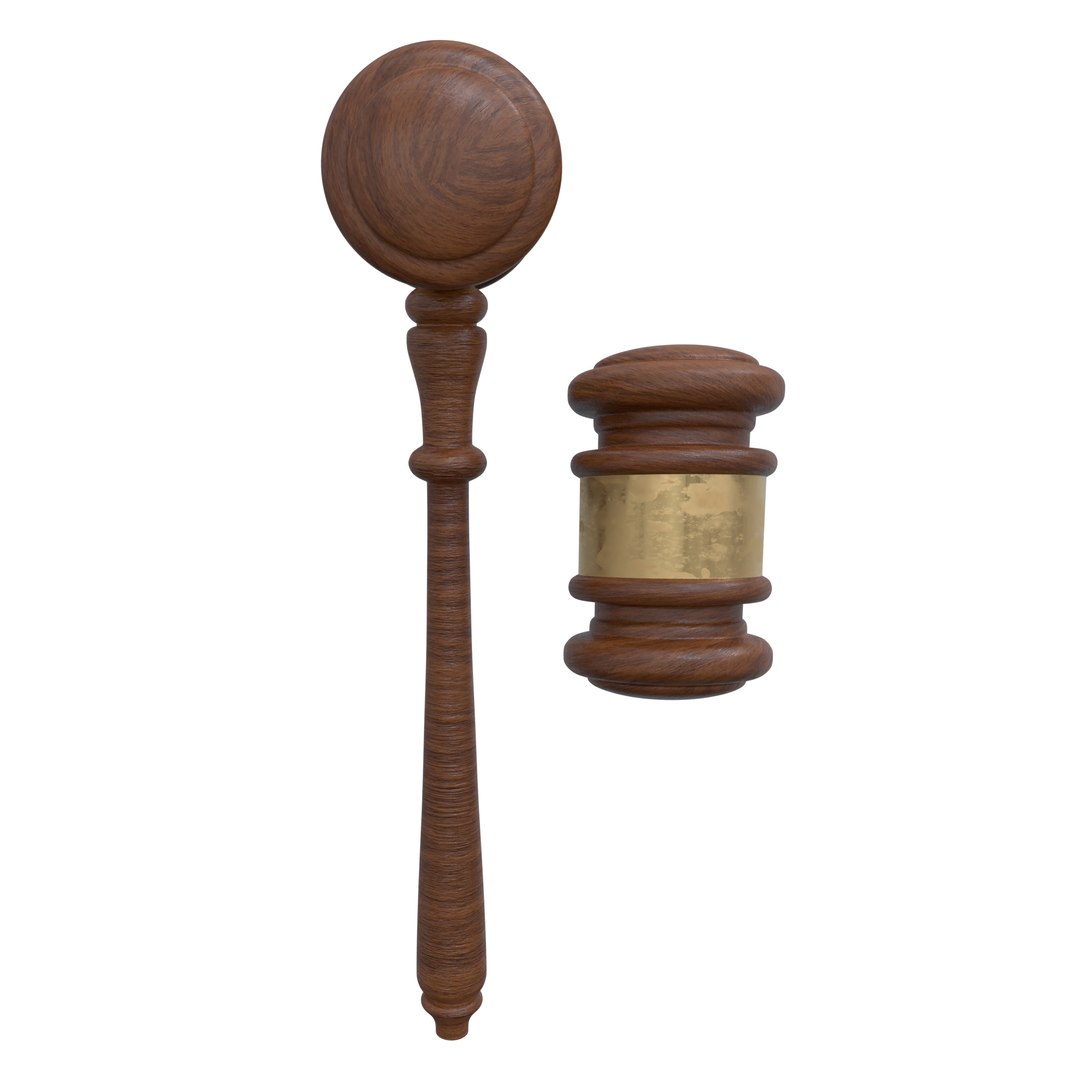 Gavel 3D Model - TurboSquid 1676444