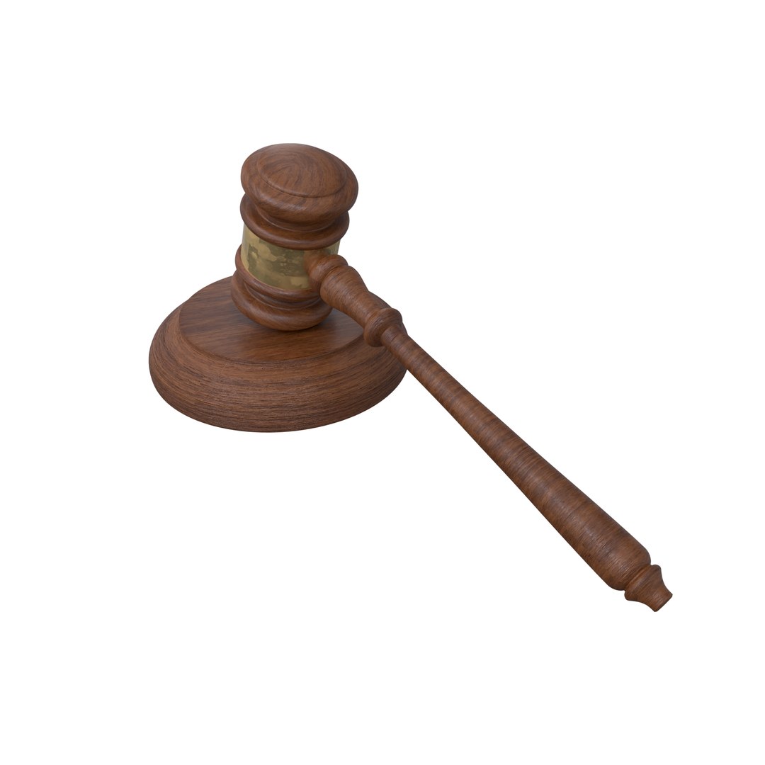 Gavel 3D Model - TurboSquid 1676444