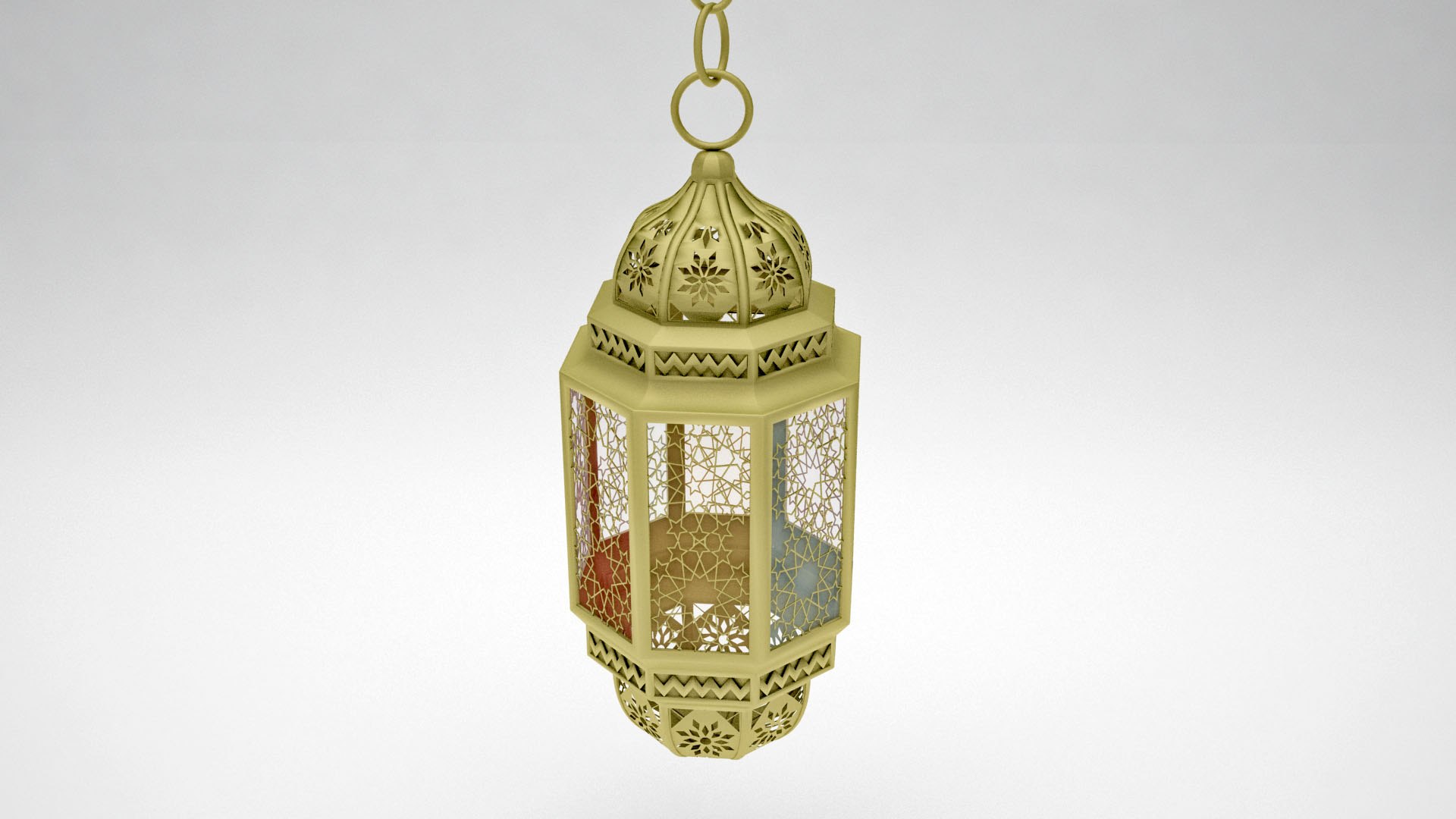 3D Antique Islamic Lighting Lamp Model - TurboSquid 1319691