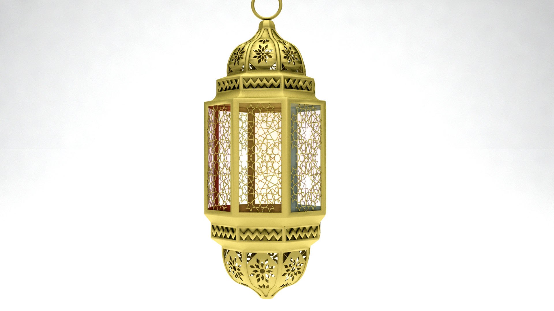 3D Antique Islamic Lighting Lamp Model - TurboSquid 1319691