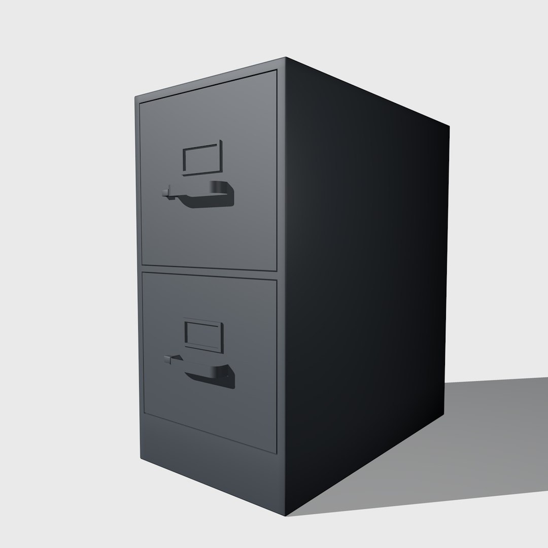 File Cabinet 3D Model - TurboSquid 1265398