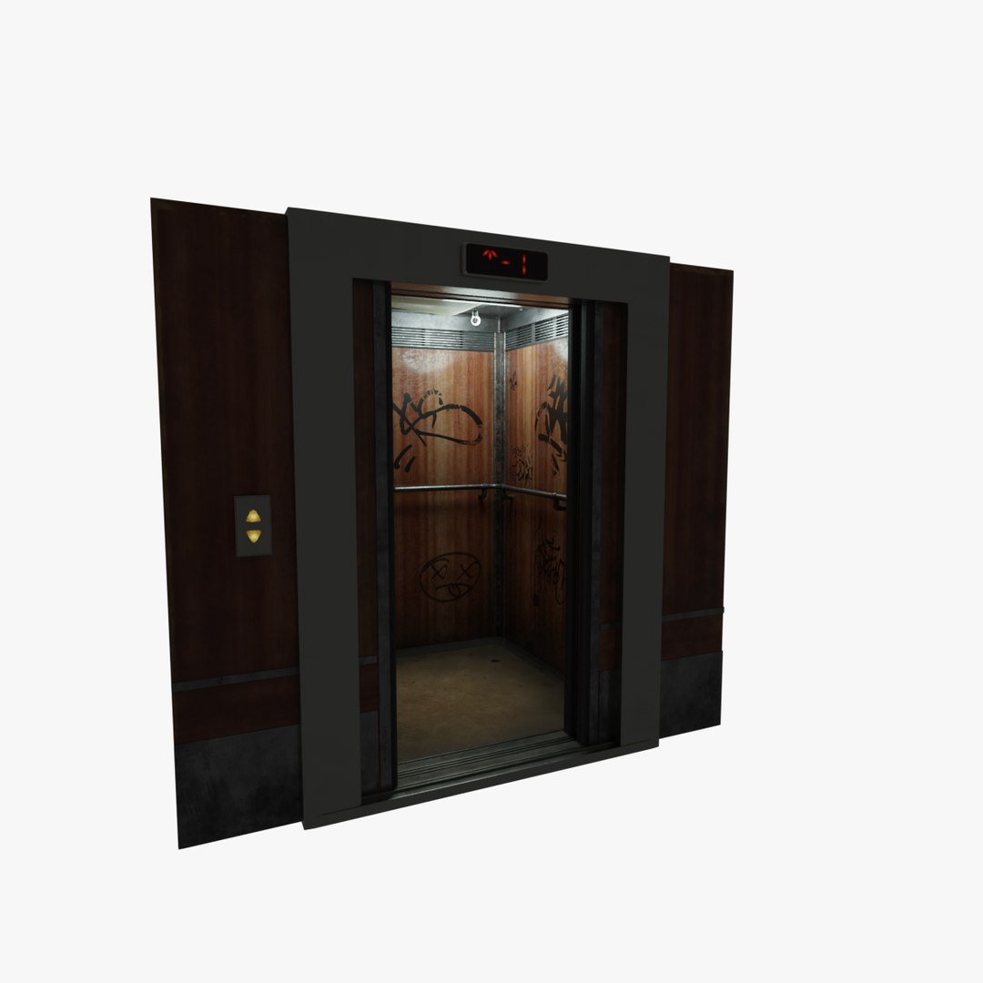 3D Old Elevator - TurboSquid 1792642