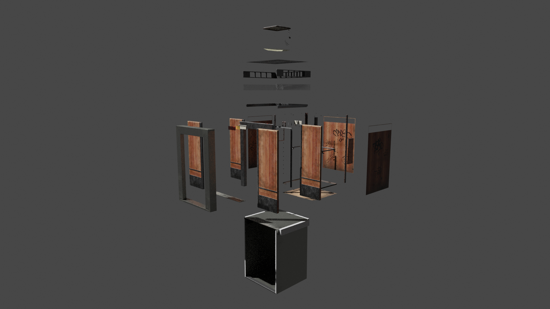 3D Old Elevator - TurboSquid 1792642