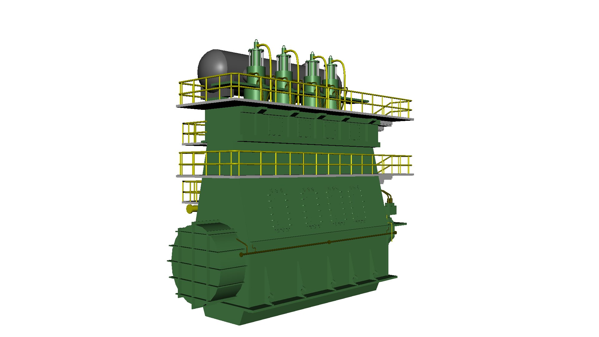 TwoStrokeDieselMarineEngine 3D Model - TurboSquid 2181459