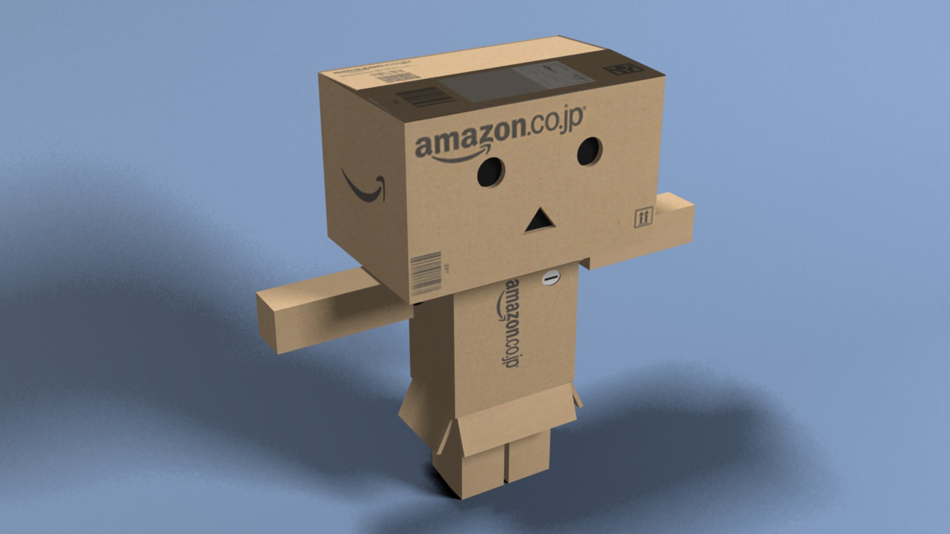 3d Model Danbo Character Cardboard