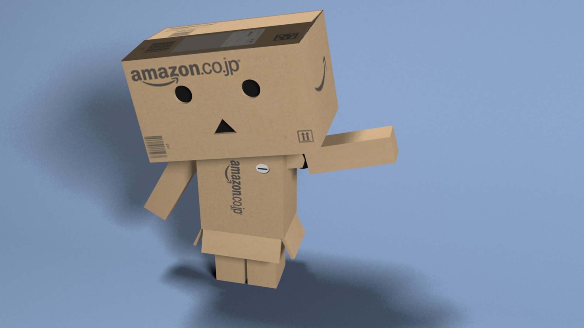 3d Model Danbo Character Cardboard