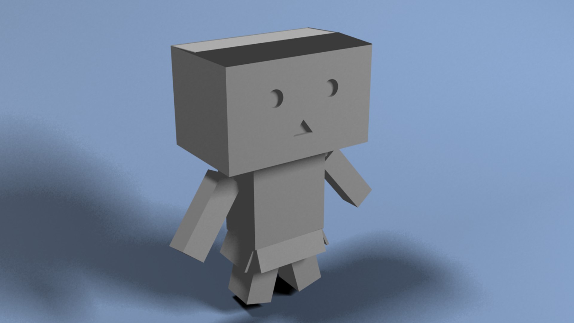 3d Model Danbo Character Cardboard