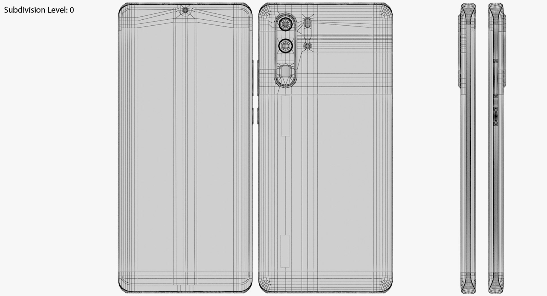 Realistic Huawei P30 Pro 3D Model - TurboSquid 1391927
