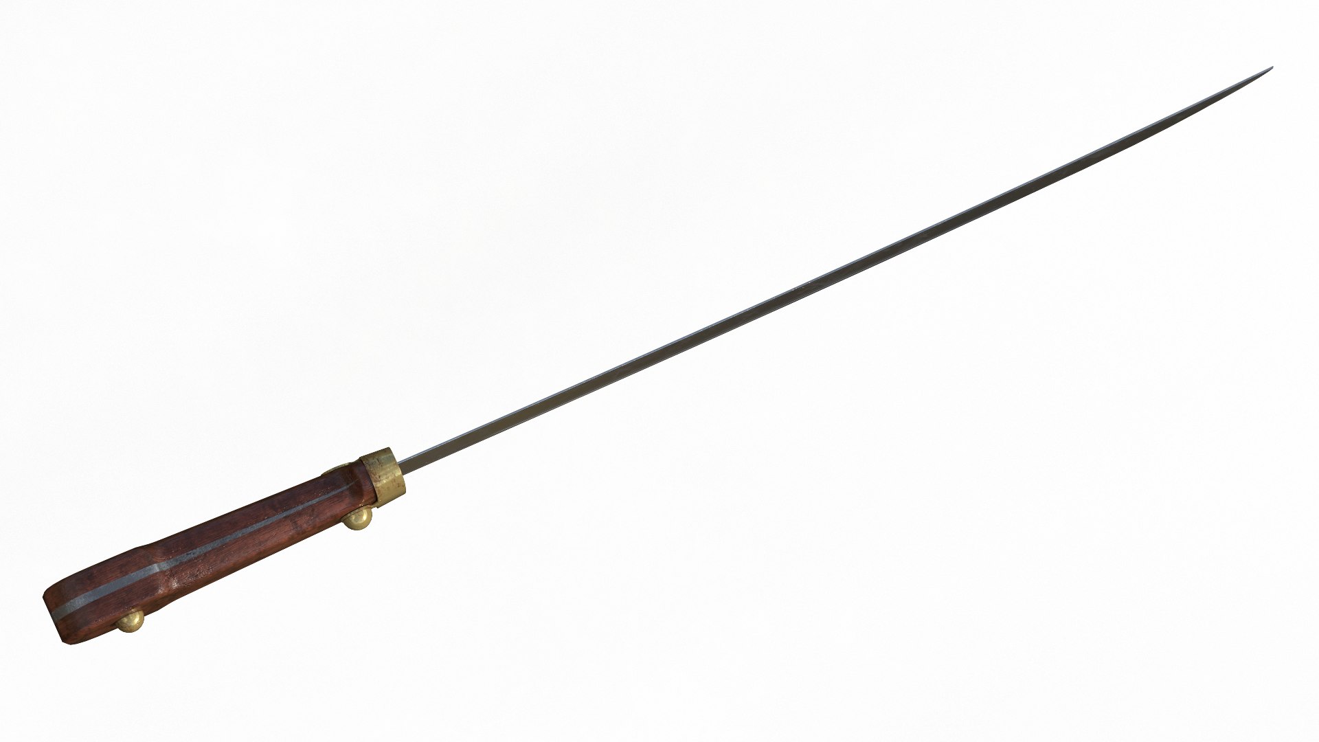 Russian WWI Bebut Kindjal Short Sword Model - TurboSquid 2049627