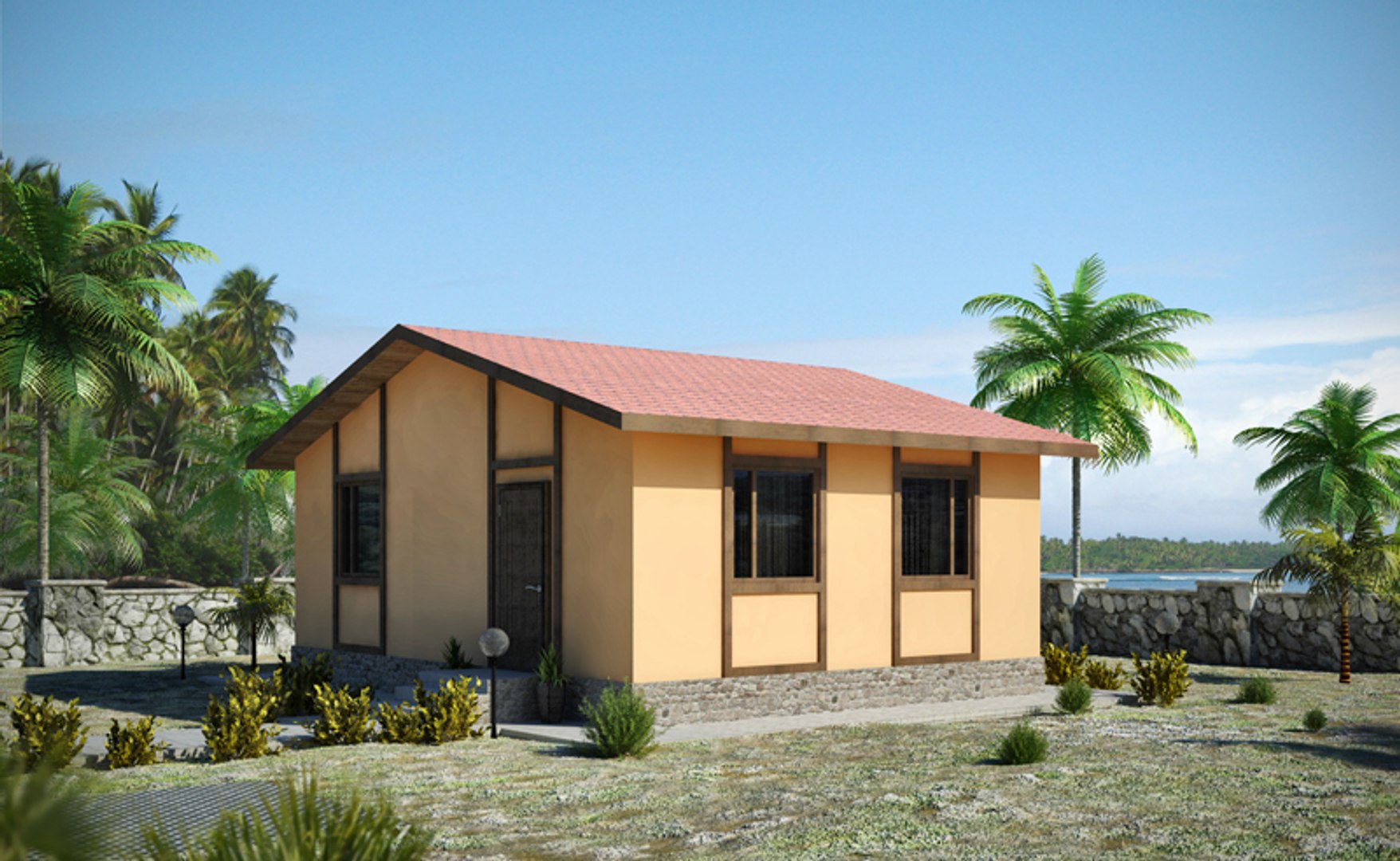 Small House 3d Model