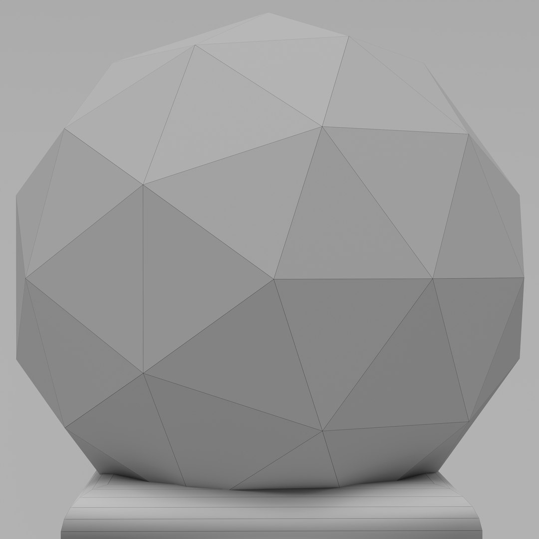 Geometric Brass Finial 3D Model 3D Model - TurboSquid 2294467