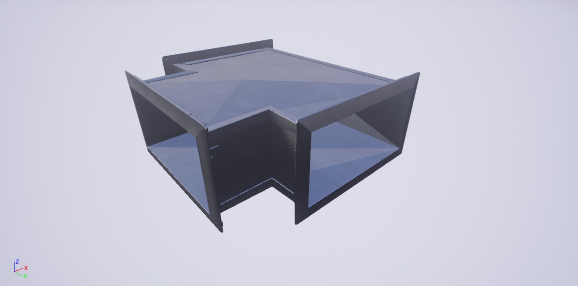 Square Air Ducts 3d Model