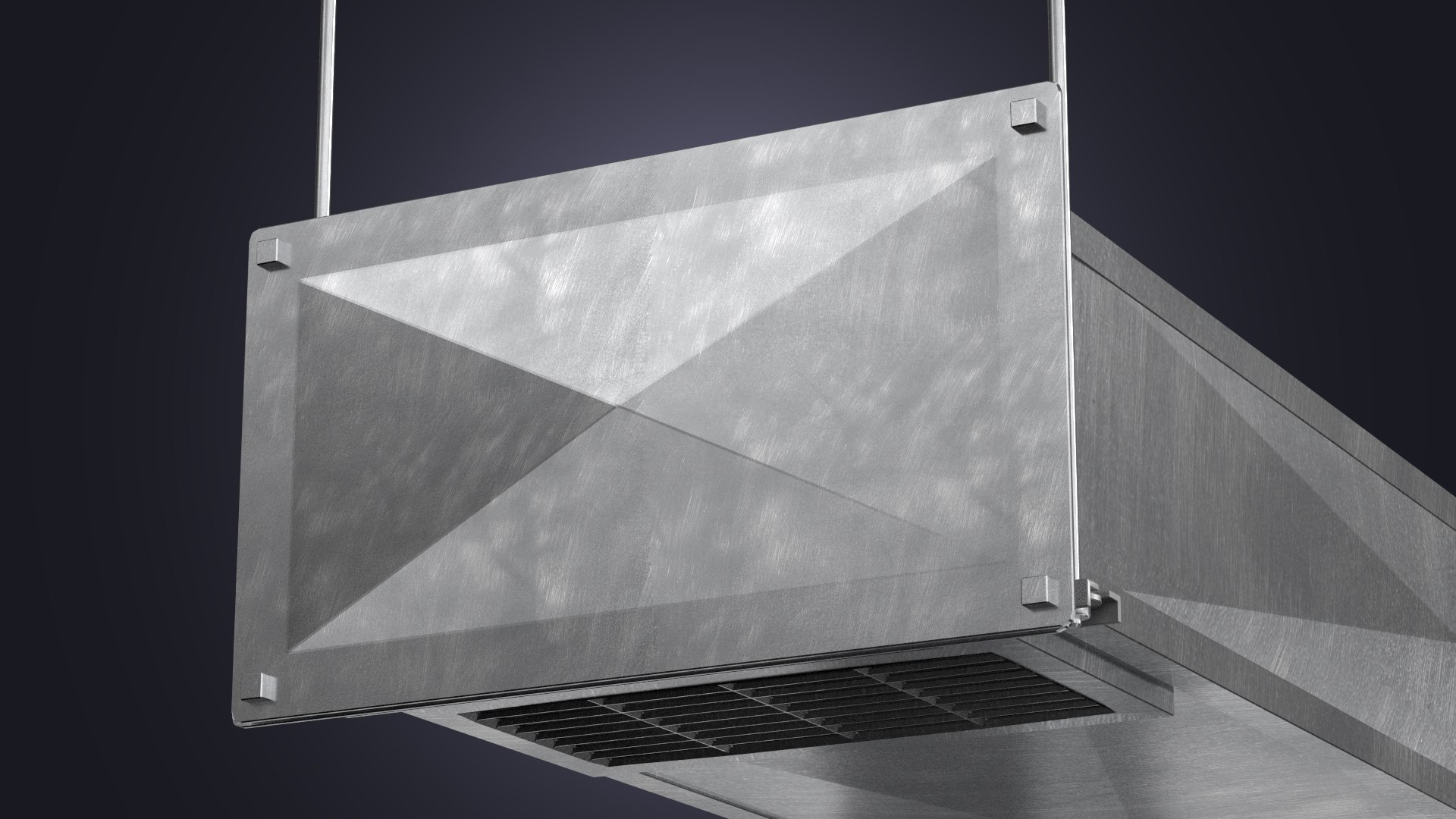 Square Air Ducts 3d Model