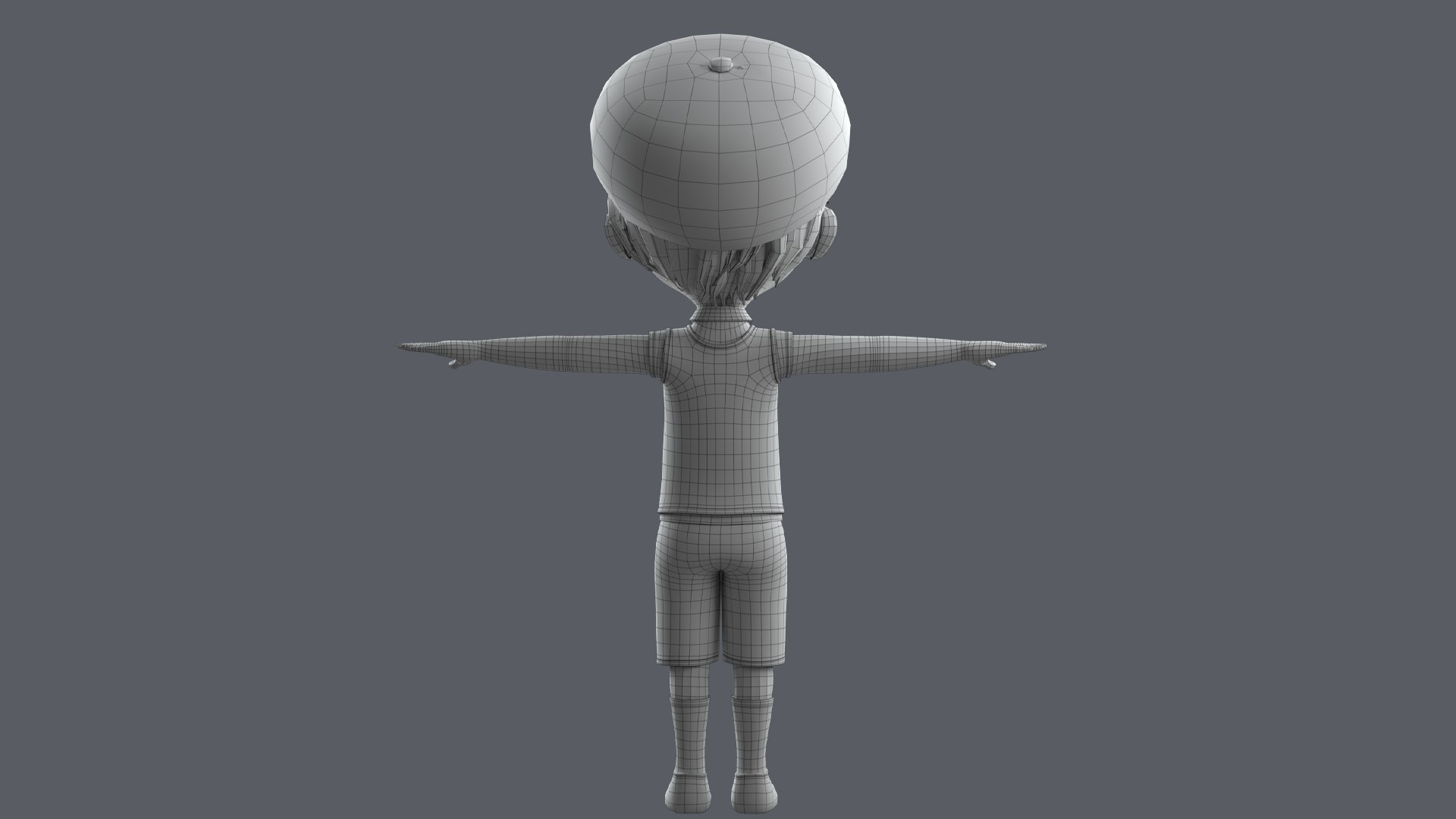 Cartoon Boy - Base Mesh 3D Model - TurboSquid 2181913