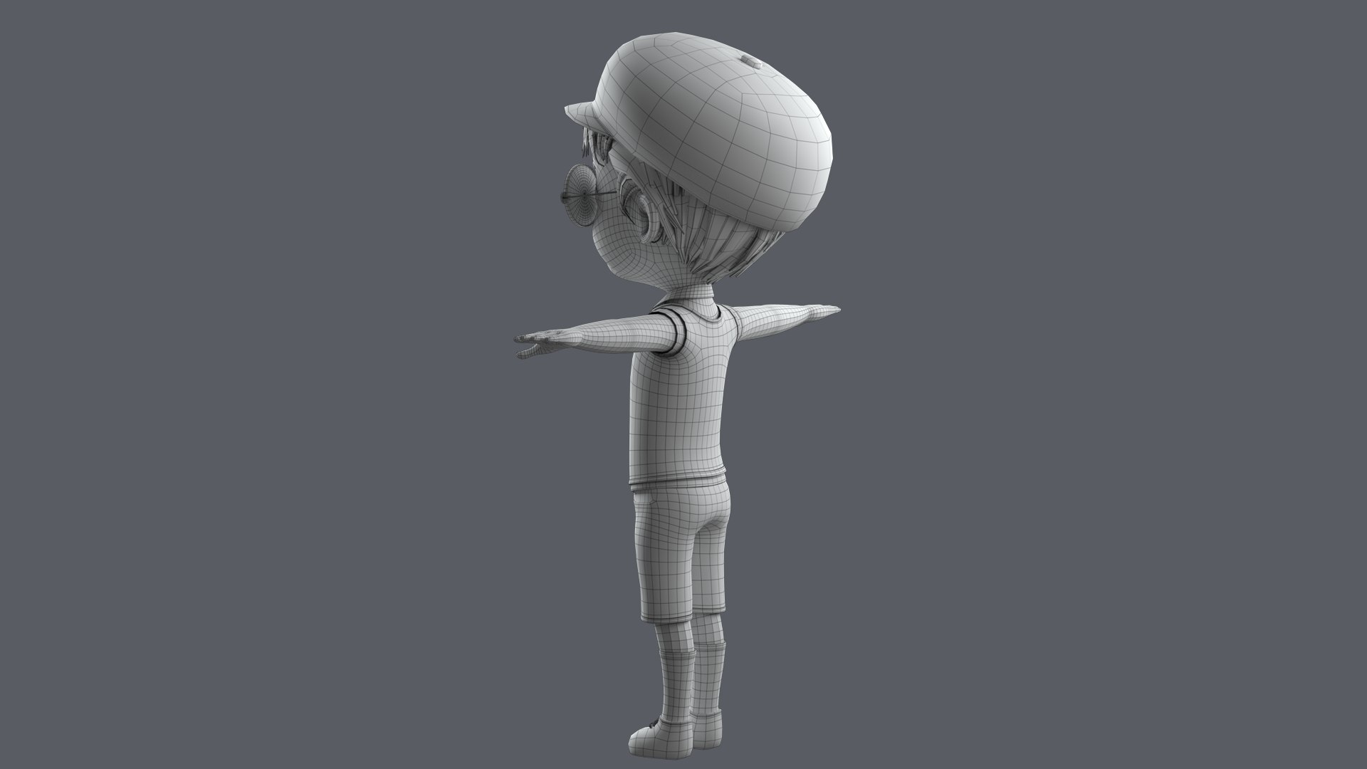 Cartoon Boy - Base Mesh 3D Model - TurboSquid 2181913