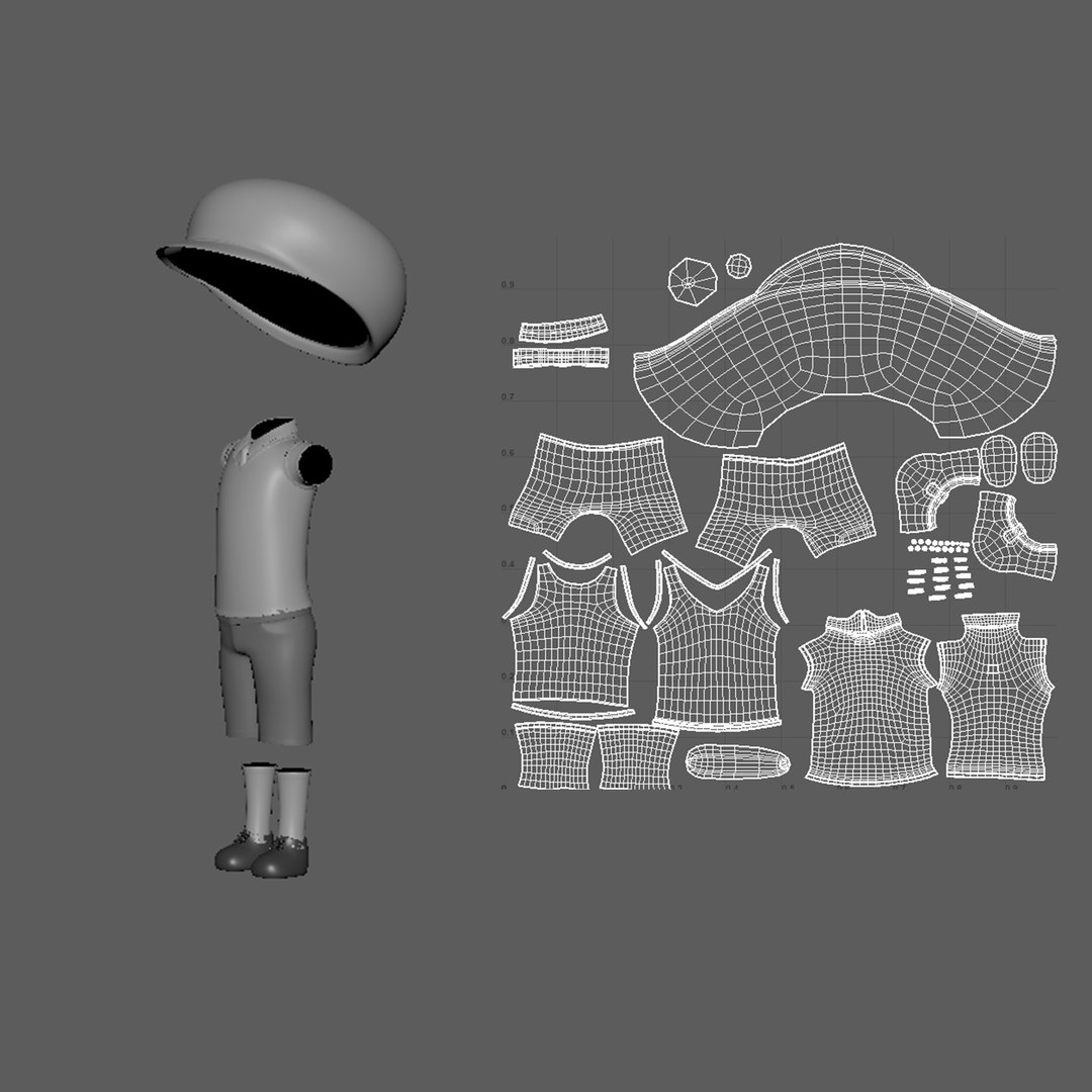 Cartoon Boy - Base Mesh 3D Model - TurboSquid 2181913