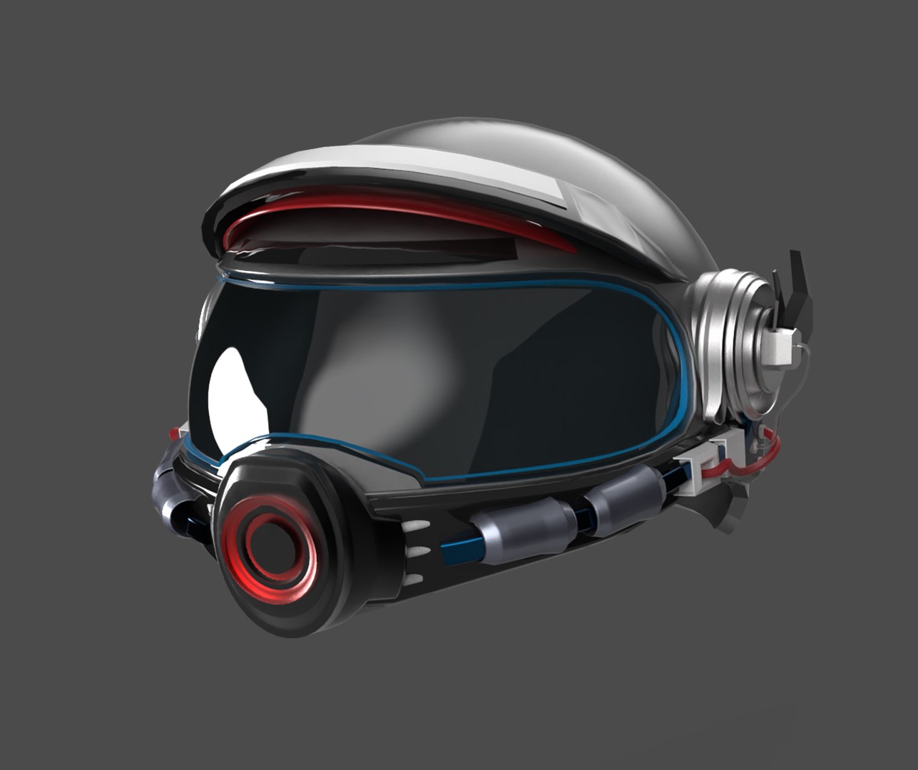 3D Model Helmet Sci Fi OBJ FBX MAYA - TurboSquid 2161525