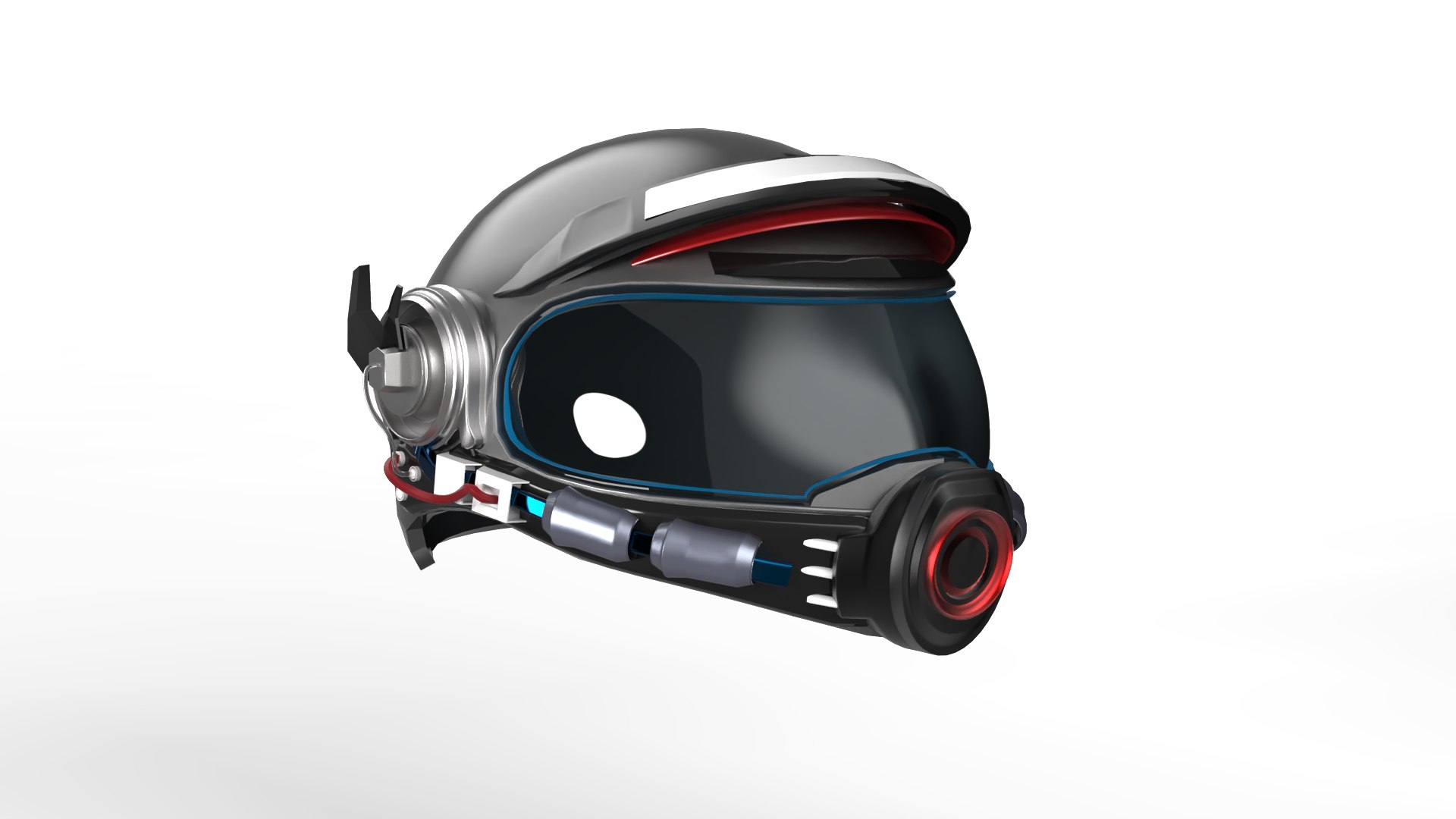 3D Model Helmet Sci Fi OBJ FBX MAYA - TurboSquid 2161525