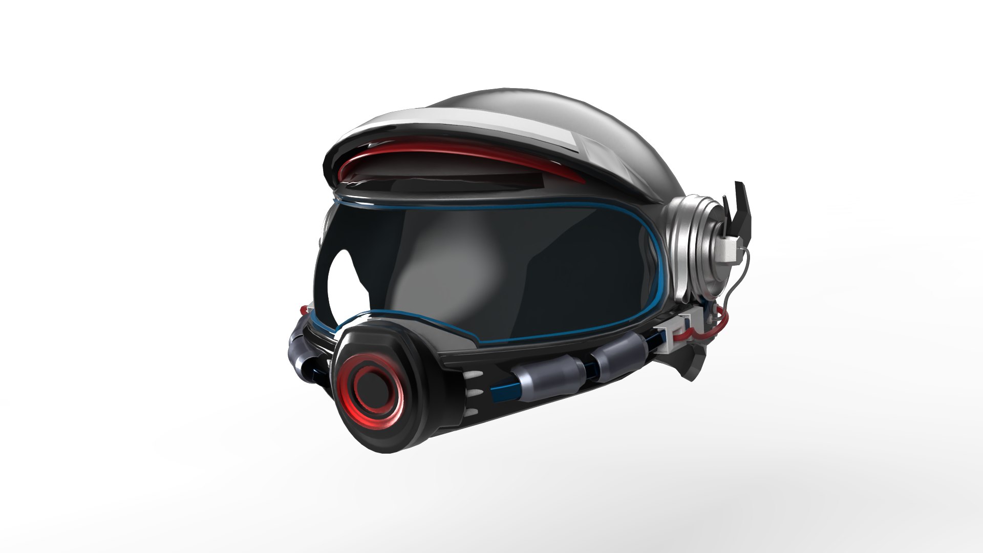 3D Model Helmet Sci Fi OBJ FBX MAYA - TurboSquid 2161525