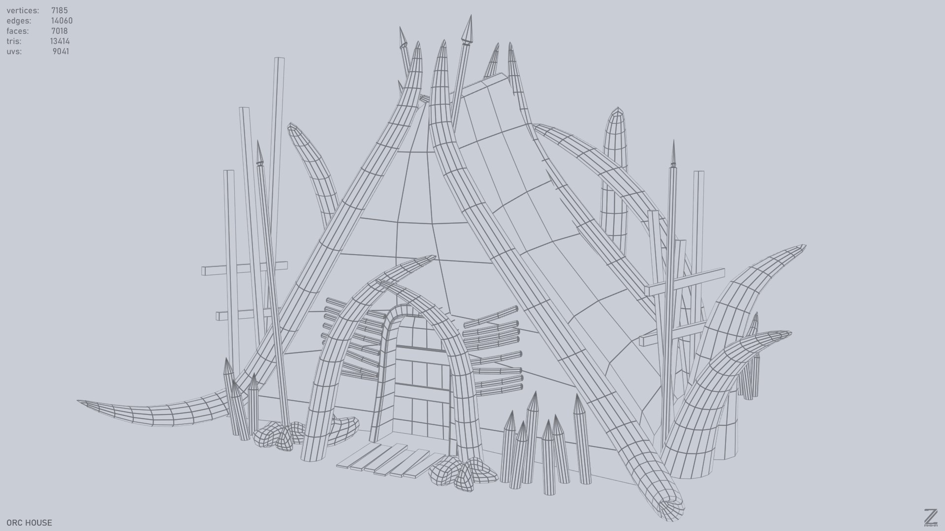 Orc House 3D Model - TurboSquid 2220097