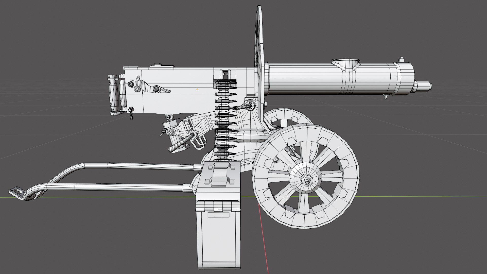 3D Machine Gun - TurboSquid 2229629