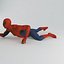 3d Obj Spiderman Modelled