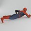3d Obj Spiderman Modelled