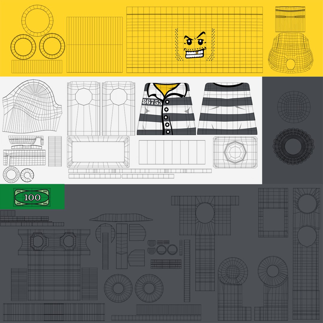 Lego Criminal 3D Model - TurboSquid 1364383