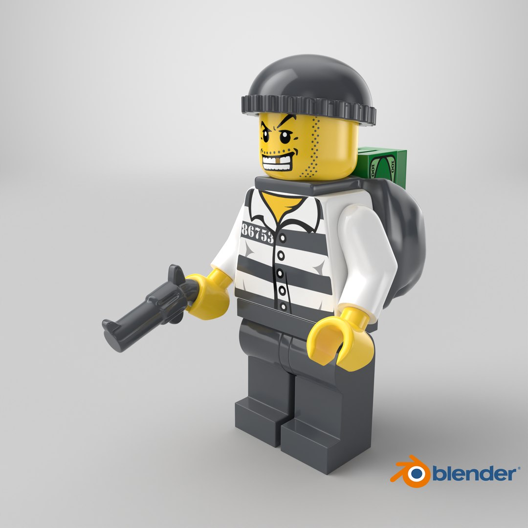 Lego Criminal 3D Model - TurboSquid 1364383