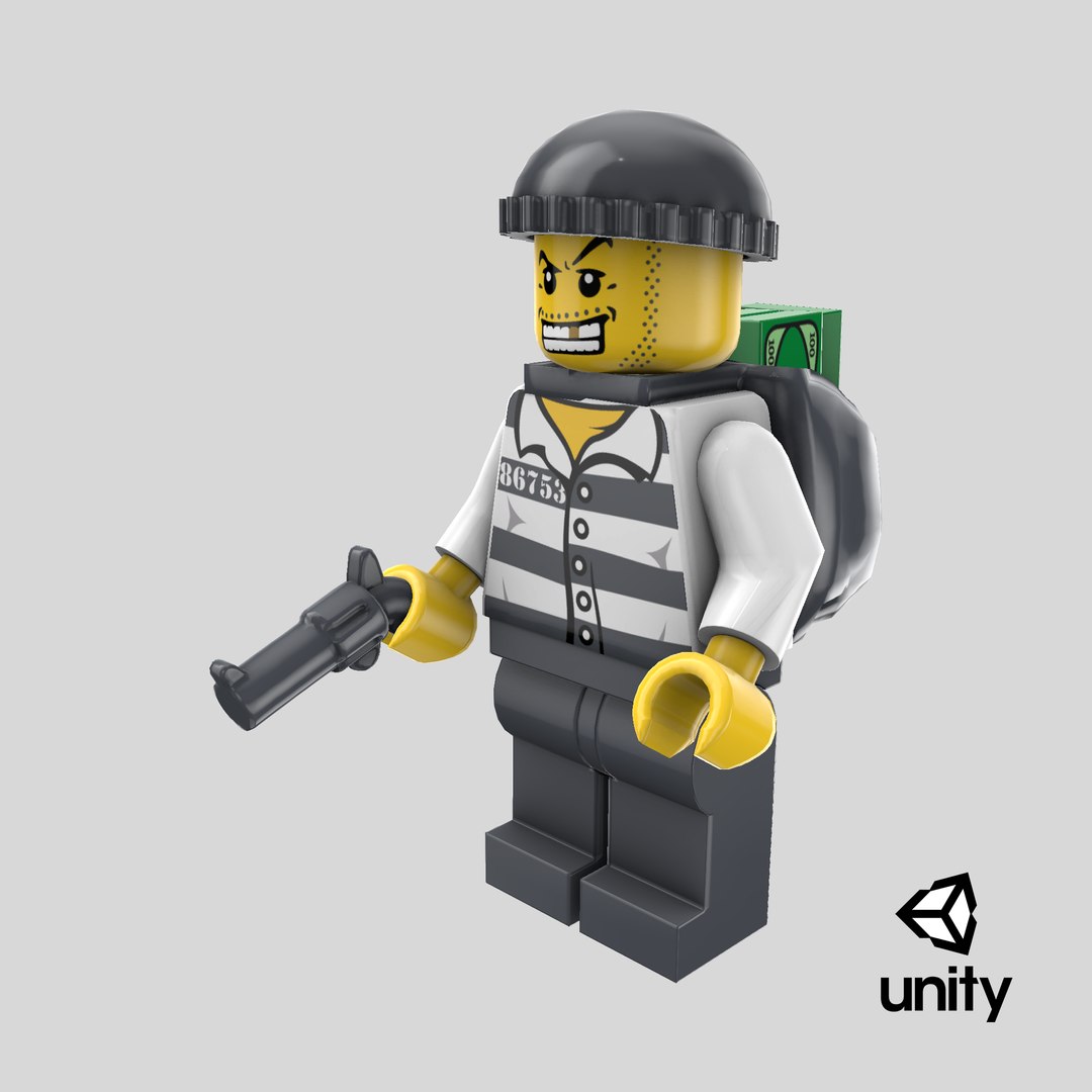 Lego Criminal 3D Model - TurboSquid 1364383