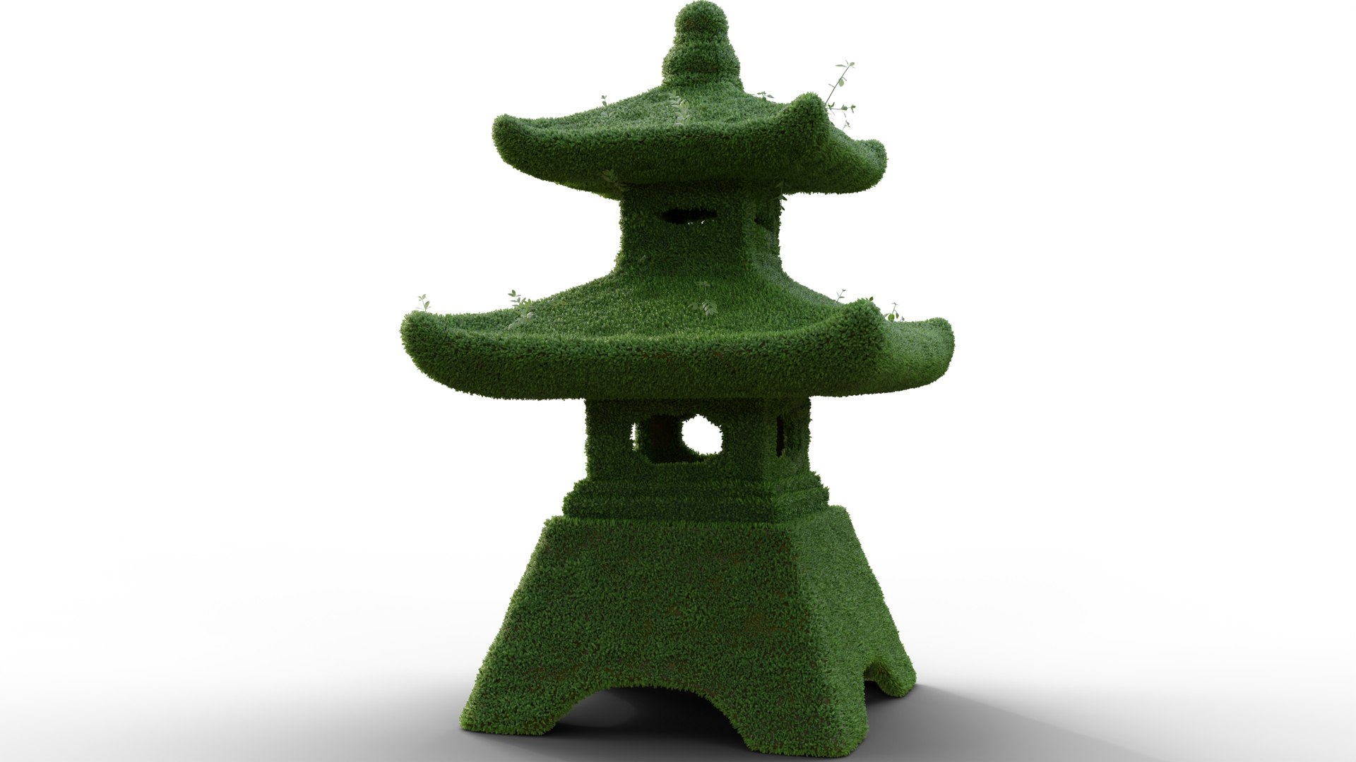 Japanese Toro Lantern 3D Model - TurboSquid 1987533