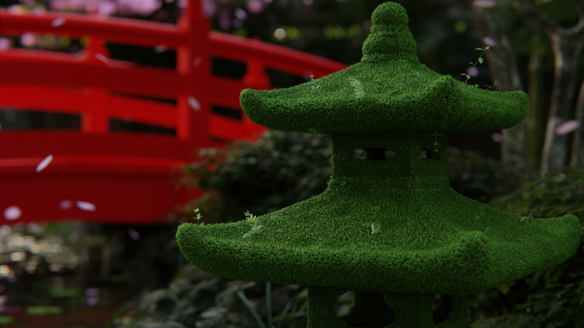 Japanese Toro Lantern 3D Model - TurboSquid 1987533