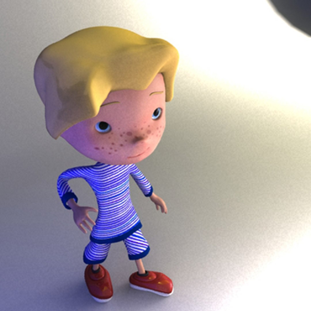 Human Kid Child 3d Model