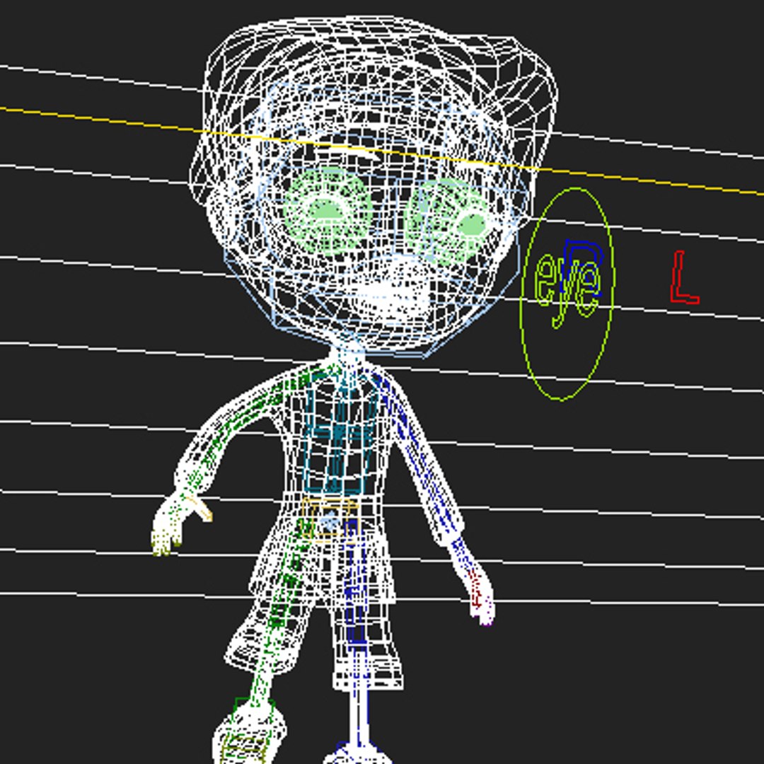 Human Kid Child 3d Model