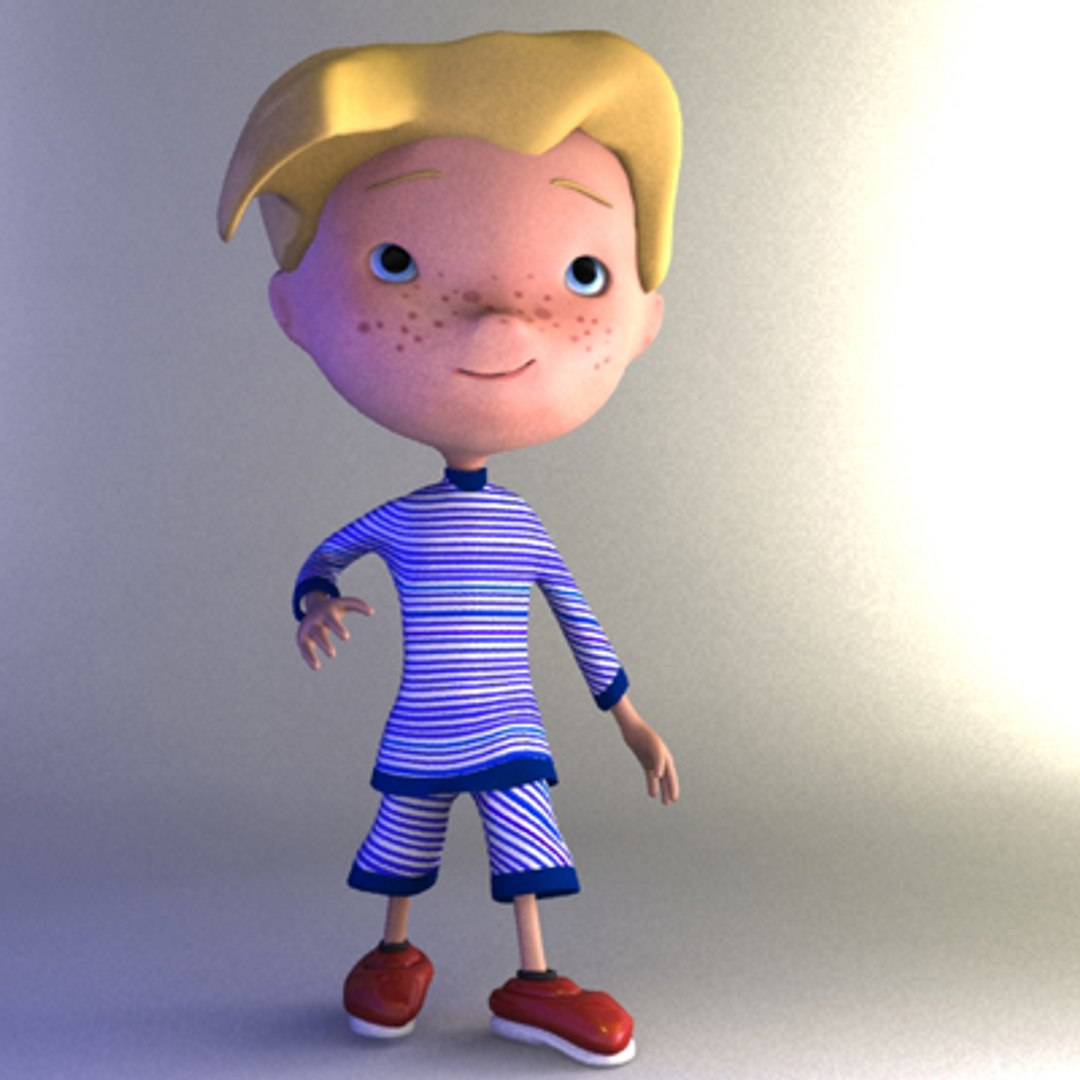 Human Kid Child 3d Model