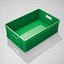 3D Plastic Stacking Box Green - TurboSquid 1300581
