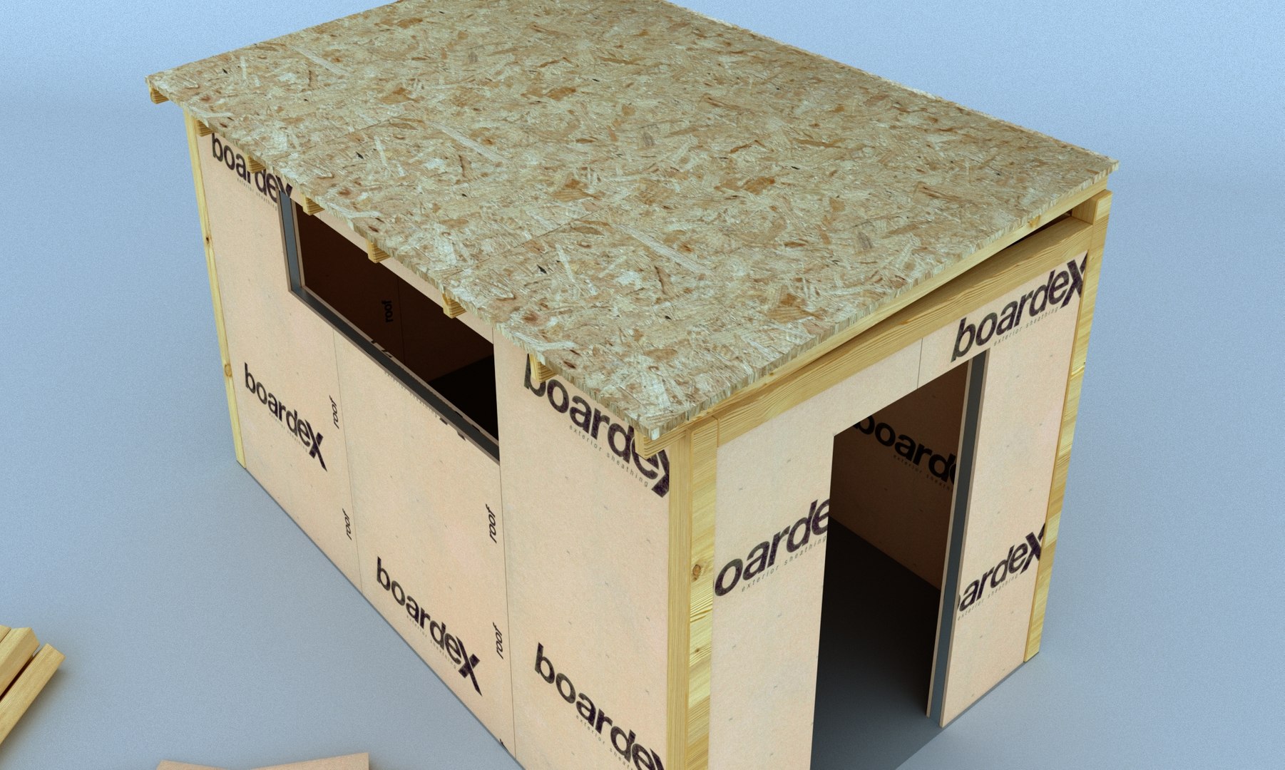 Wooden Shack Realistic Design 3D - TurboSquid 1752866